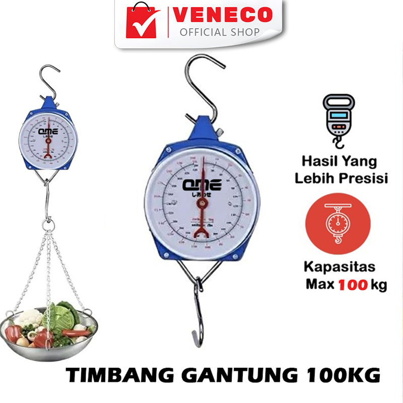 Jual Timbangan Gantung Besi 25KG/50KG/100KG Timbangan Gantung jarum | Shopee Indonesia