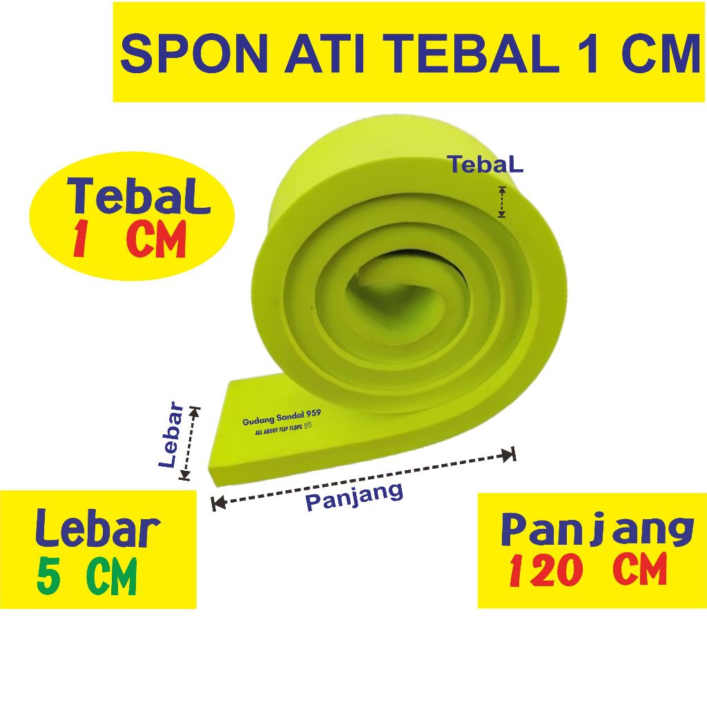 Jual ( LIMBAH ) SPON ATI / BUSA ATI / SPON EVA TEBAL 1 CM WARNA HIJAU ...