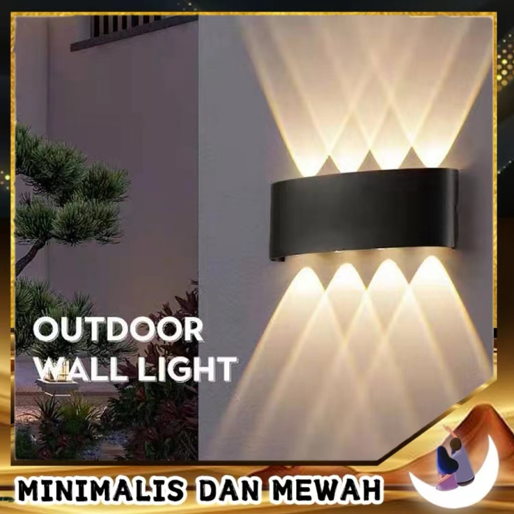 Jual Lampu Dinding Indoor 4 Lampu / 6 Lampu / 8 Lampu LED Wall Light ...