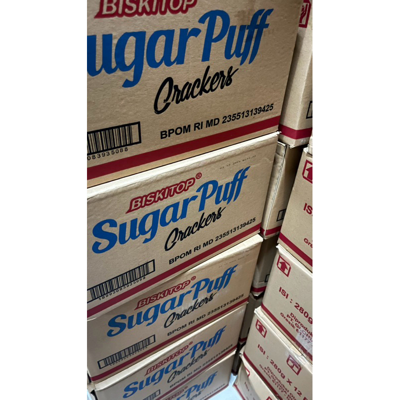 Jual BISKITOP SUGAR PUFF (12x280gr) | Shopee Indonesia