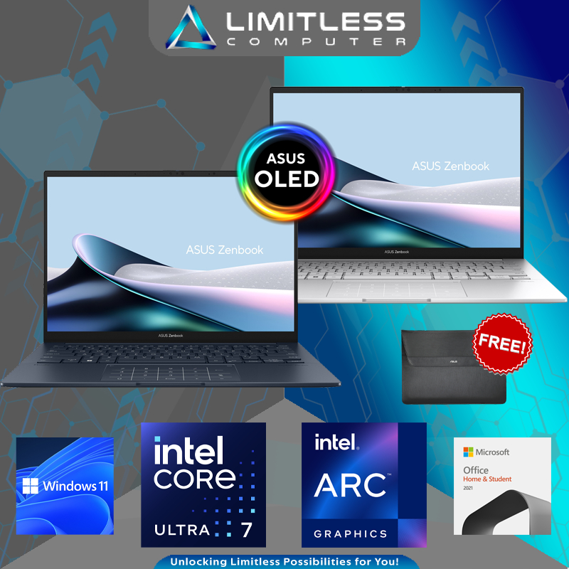 Jual Asus ZENBOOK 14 OLED UX3405MA Intel Ultra 7 155H 32GB 1TB 14 Inch ...