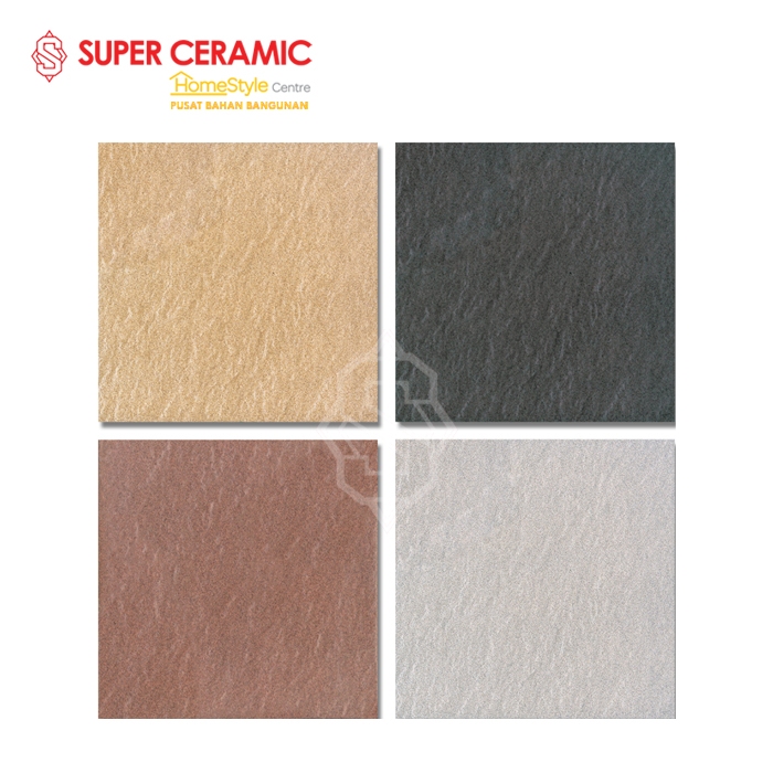 Jual ASIA TILE 30x30 Keramik Kasar Kamar Mandi - Oscar Brown / Oscar ...