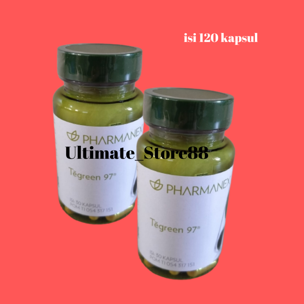 Jual TEGREEN97 120 KAPSUL ED 01/2025 BTL BESAR PHARMANEX/TEH HIJAU KAPSUL ORIGINAL | Shopee ...