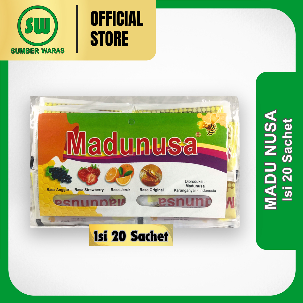 Jual madu nusa varian rasa - isi 20 pcs @20gram | Shopee Indonesia