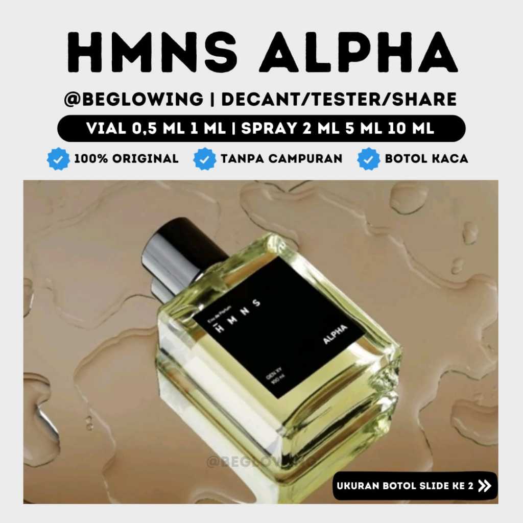 Jual Decant - HMNS Alpha Original | Shopee Indonesia