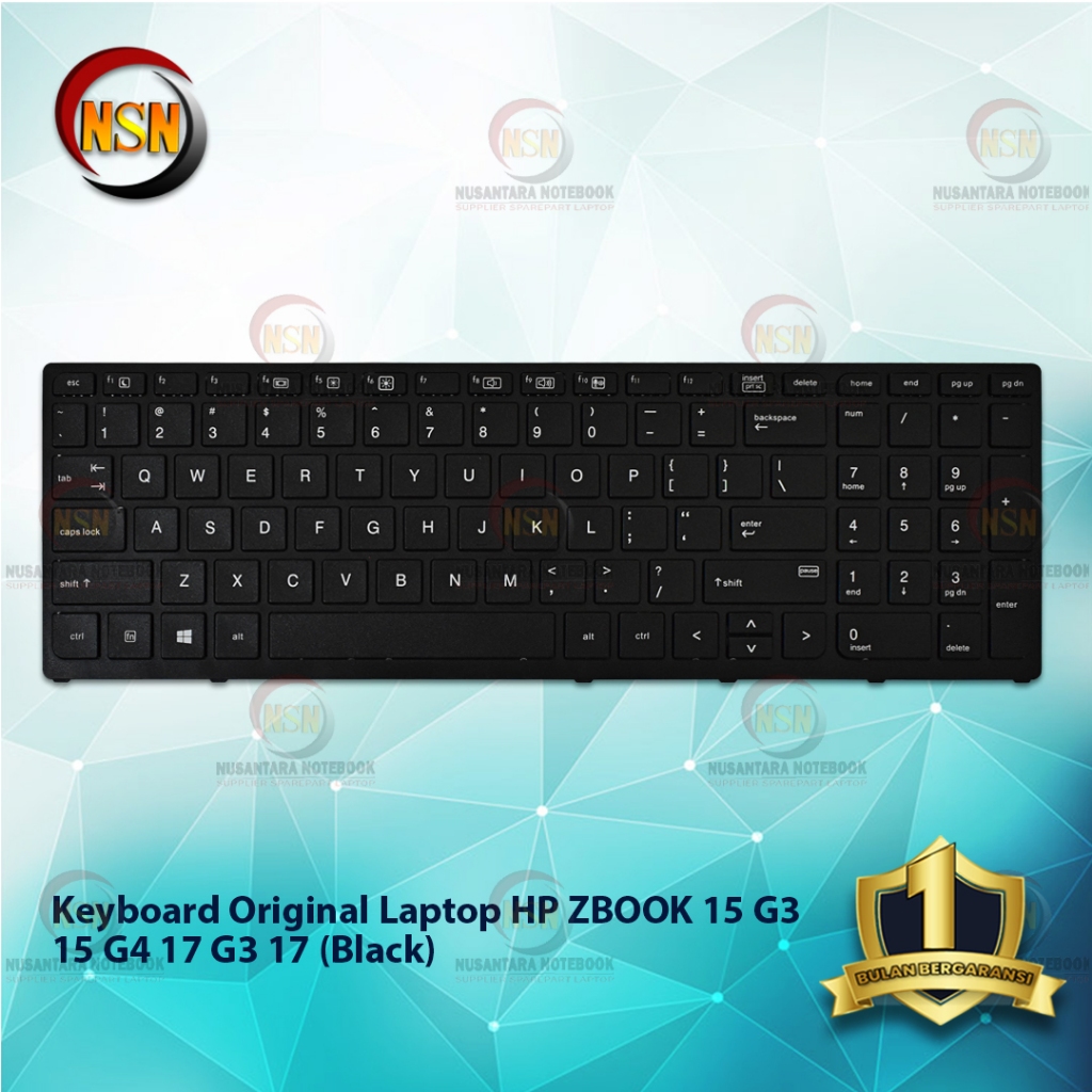 Jual Keyboard Original Laptop HP ZBOOK 15 G3 15 G4 (Black) | Shopee ...