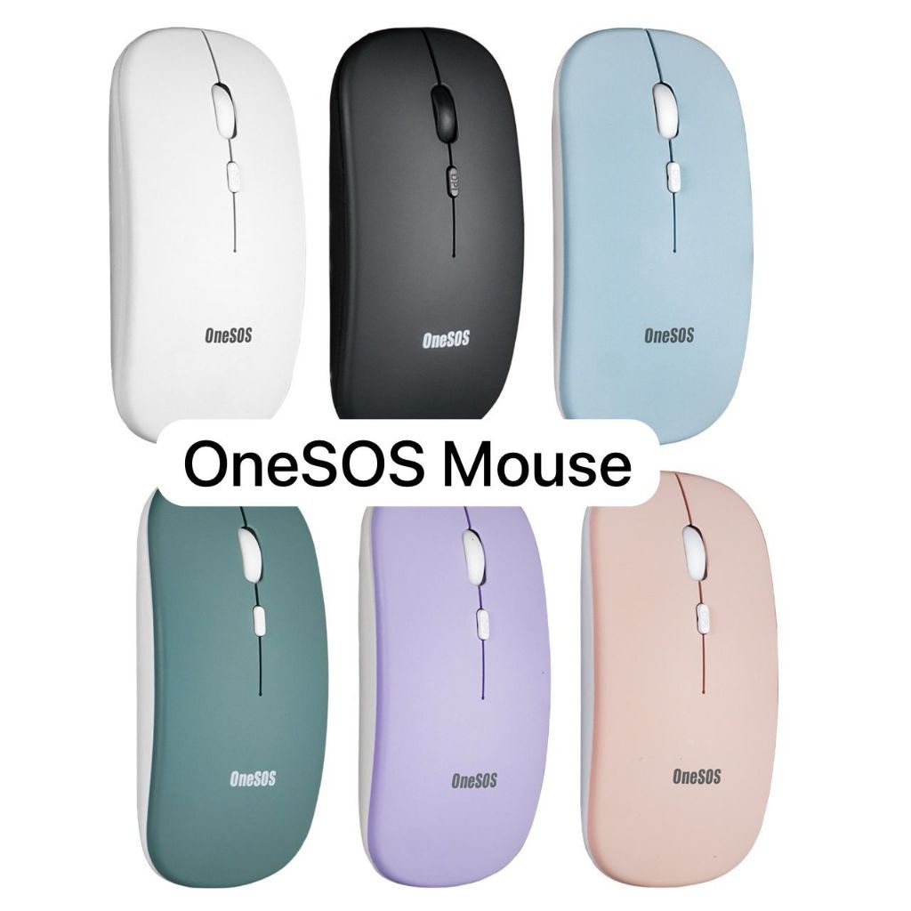 Jual Mouse Wireless Bluetooth Mouse Silent Click Warna Macaron Dengan Desain Minimalis Shopee
