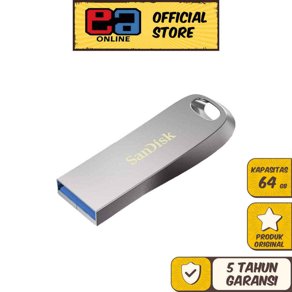 Jual SanDisk CZ74 Ultra Luxe ™ 64GB USB 3.2 - Flash Drive | Shopee ...