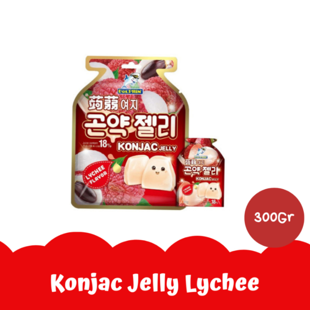 Jual Permen Jeli Konjac Rasa Leci / Lychee Konjac Jelly (20g x 15 pcs ...