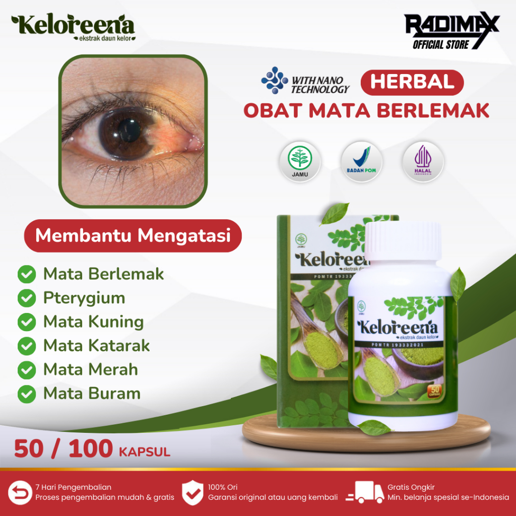 Jual Keloreena - Obat Mata Berlemak Pterigium Pterygium Mata Kuning ...