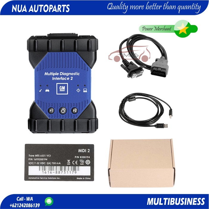 Jual MDI GM GENUINE Multiple Diagnostic Interface OBD2 WIFI USB - PAKET ...