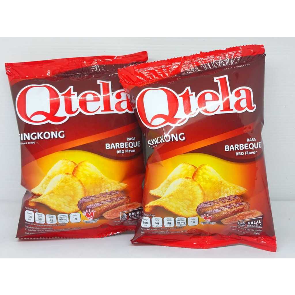 Jual Chiki Qtela Singkong Rasa Barbeque Jajanan Ekonomis Kemasan 20Gr ...
