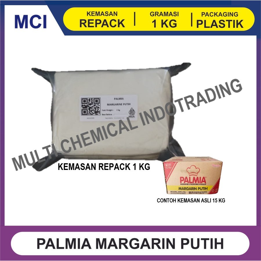 Jual PALMIA MARGARIN PUTIH REPACK 1 KG | Shopee Indonesia