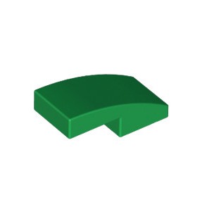 Jual Lego Green Part 11477 Slope, Curved 2 x 1 x 2/3 | Shopee Indonesia