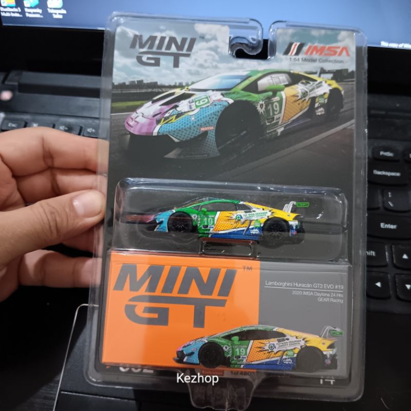 Jual MINI GT 552 MIJO Lamborghini Huracán GT3 EVO #19 GEAR Racing 2020 ...