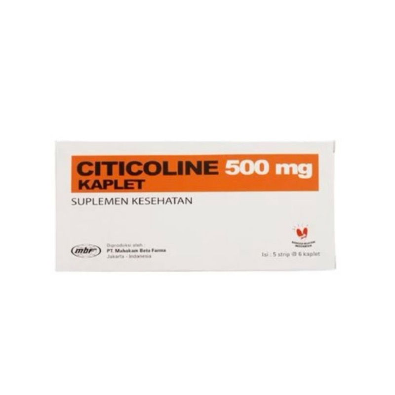 Jual CITICOLINE MAHAKAM 500 MG PER BOX 30 KAPLET | Shopee Indonesia