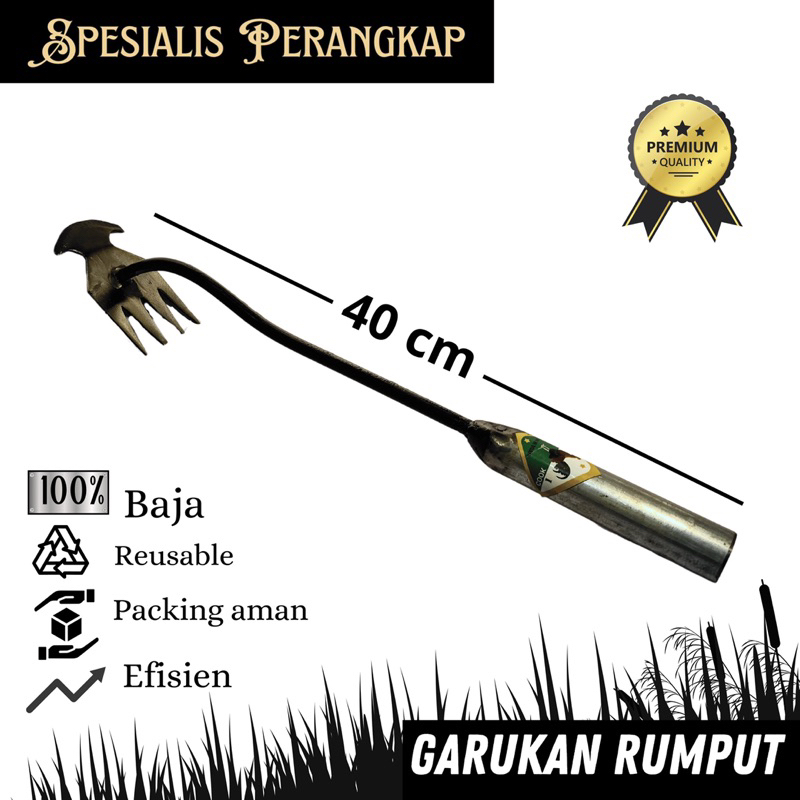 Jual Alat Pencabut Rumput Liar Baja Premium 40 cm - Efisien, Ergonomis ...