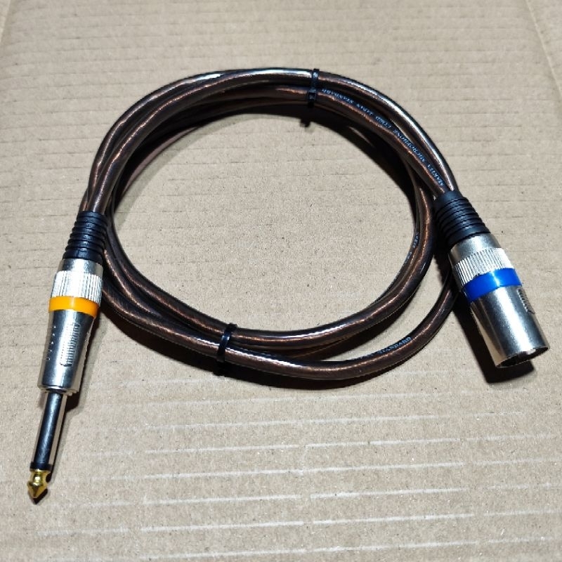 Jual Kabel Jek Toa 6,5 mm Mono To Jek Canon Male Panjang 1 Meter Acc ...