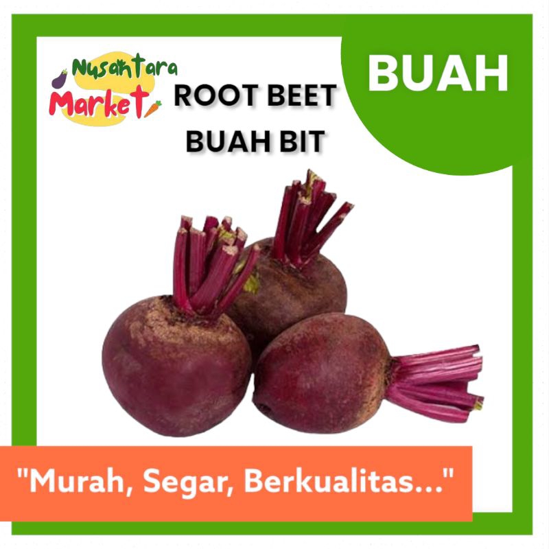 Jual BUAH BIT | BEET ROOT | 1KG | NUSANTARA MARKET | Shopee Indonesia