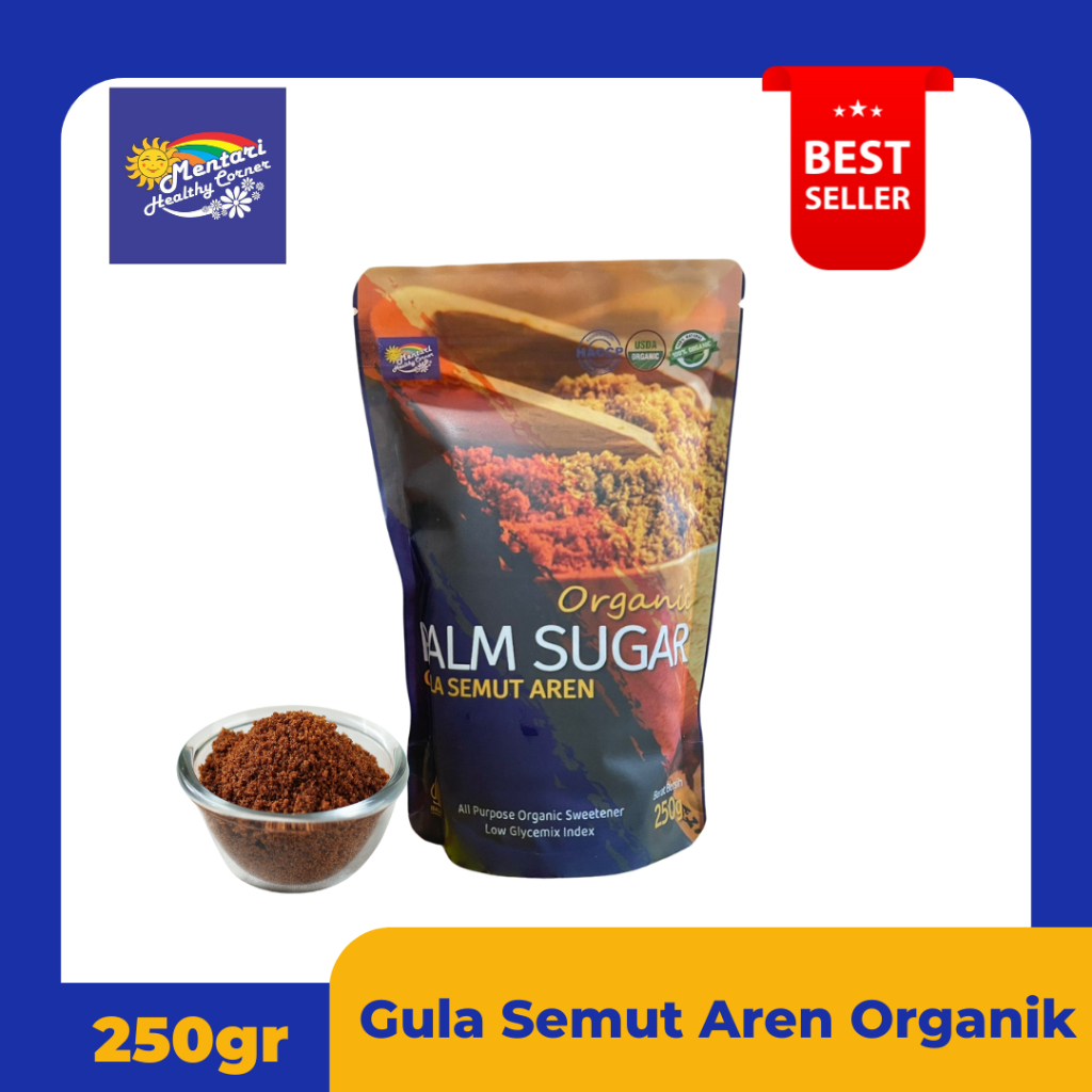 Jual Mentari Organic Arenga Palm Sugar 250gr / Gula Aren Organik Mentari 250gr | Shopee Indonesia