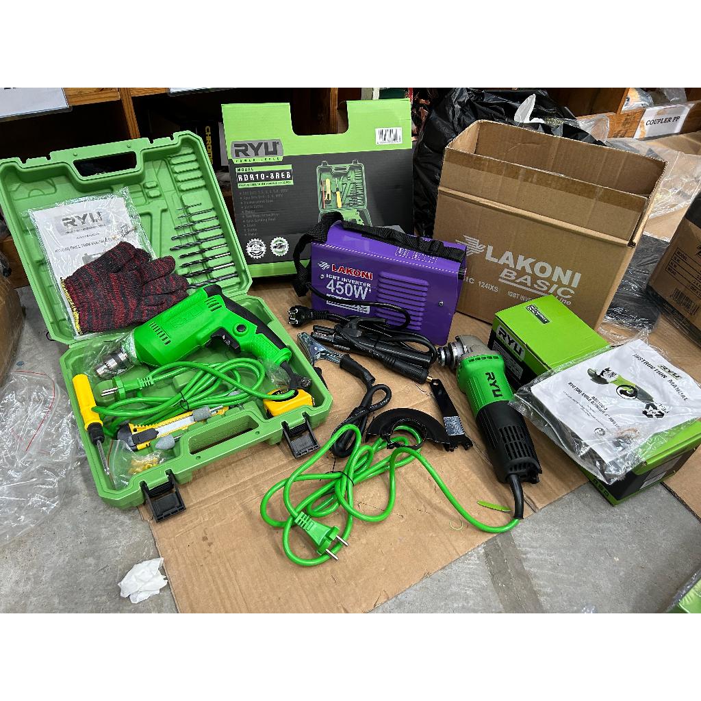 Jual Paket NEW Lakoni Mesin Las Listrik 450 Watt Trafo Las Inverter ...