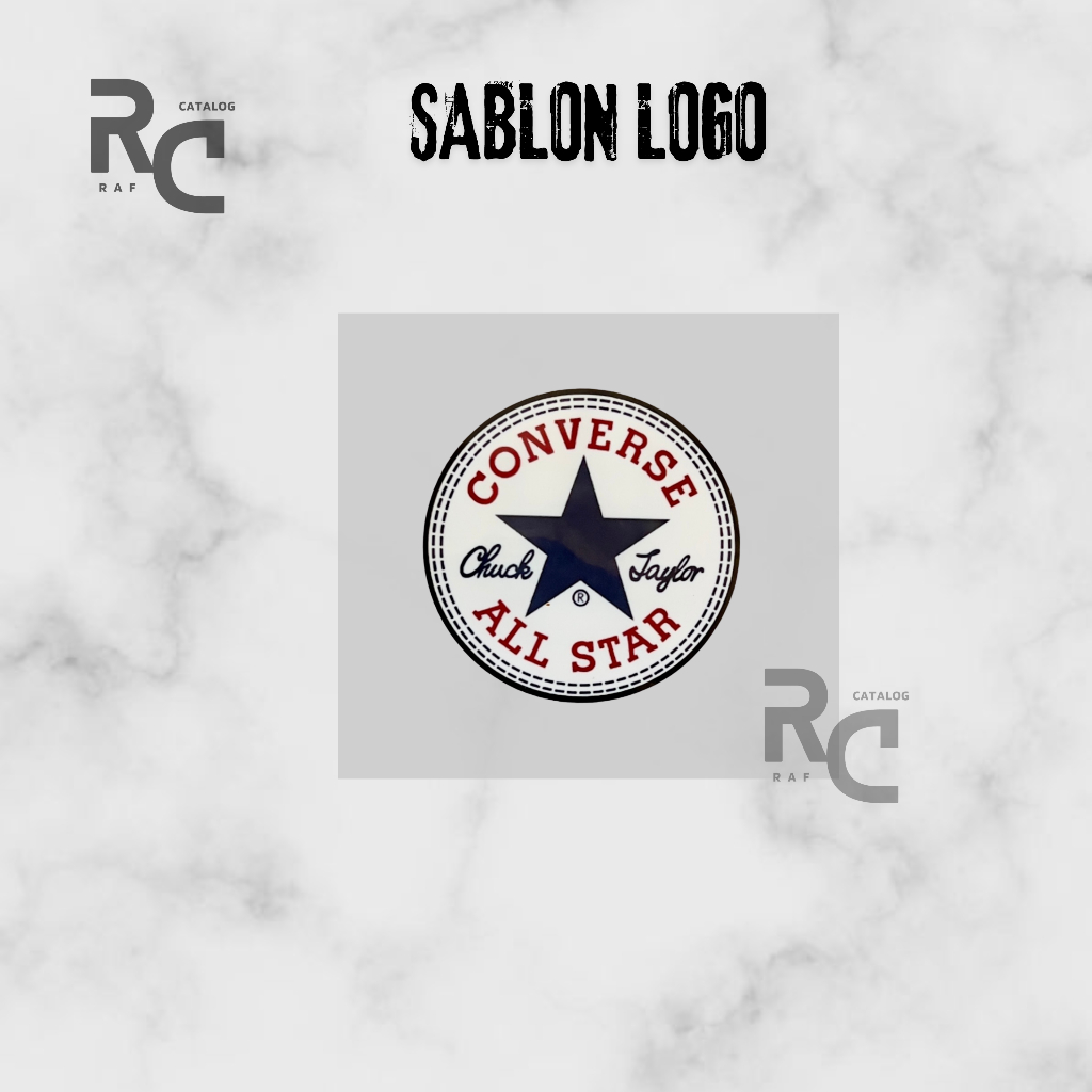 Jual Sablon Stiker DTF Sablon Setrika Kaos Gambar Logo CNV All-Star ...