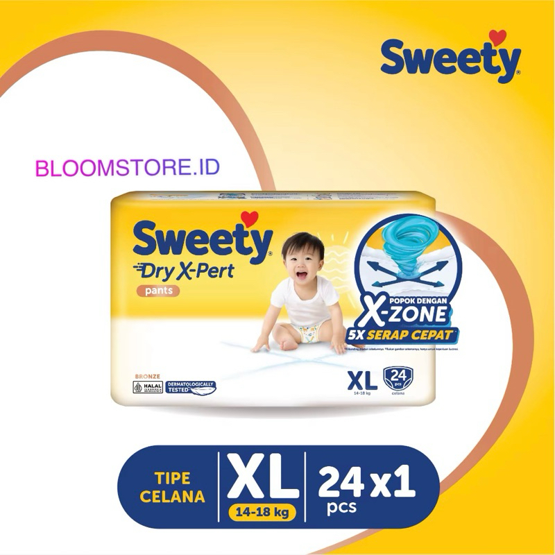 Jual SWEETY Bronze Xpert X-pert Dry Pant Pants XL24 XL 24 Ekstra Extra ...