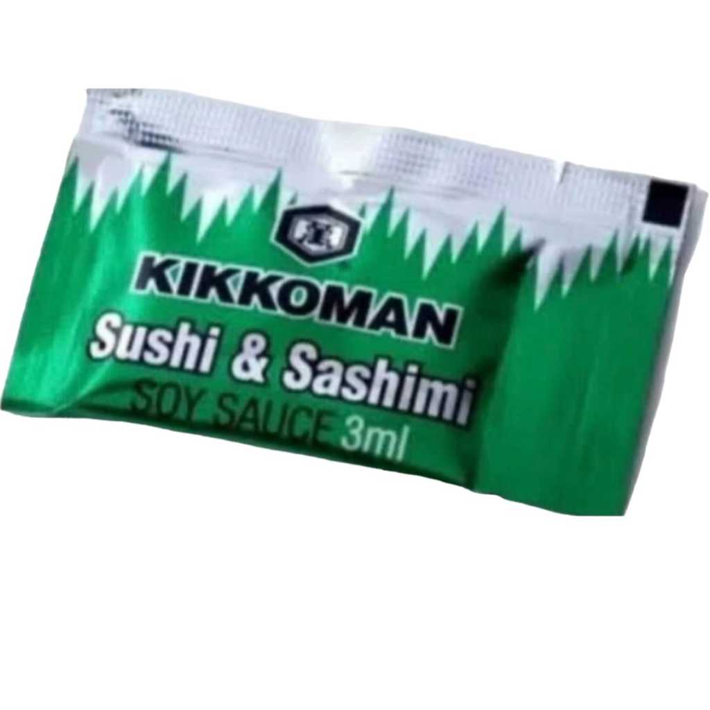 Jual Kikkoman Sachet Shoyu Soy Sauce 3ml (1pcs) | Shopee Indonesia