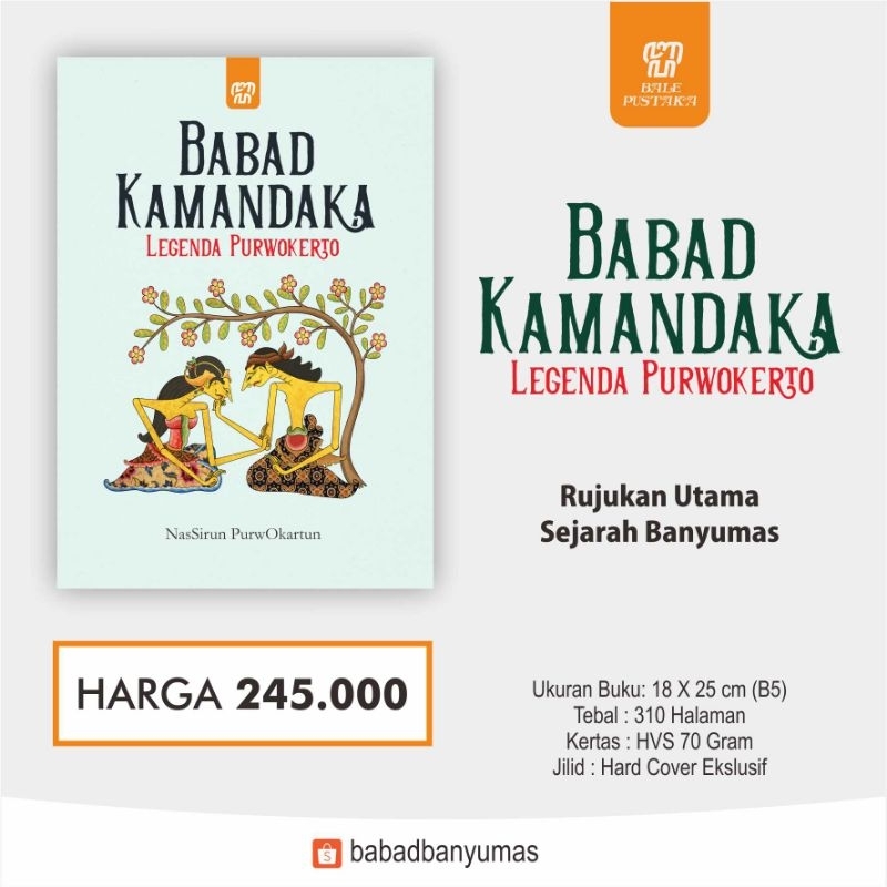 Jual SERIAL BABAD BANYUMAS : BABAD KAMANDAKA ( LATIN JAWA- INDONESIA ...