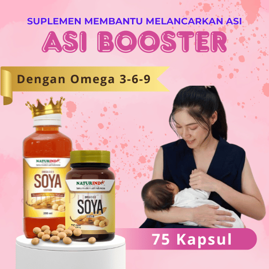 Jual Asi Booster Pelancar Asi Breastfeeding 75 Kapsul Soya Naturindo ...