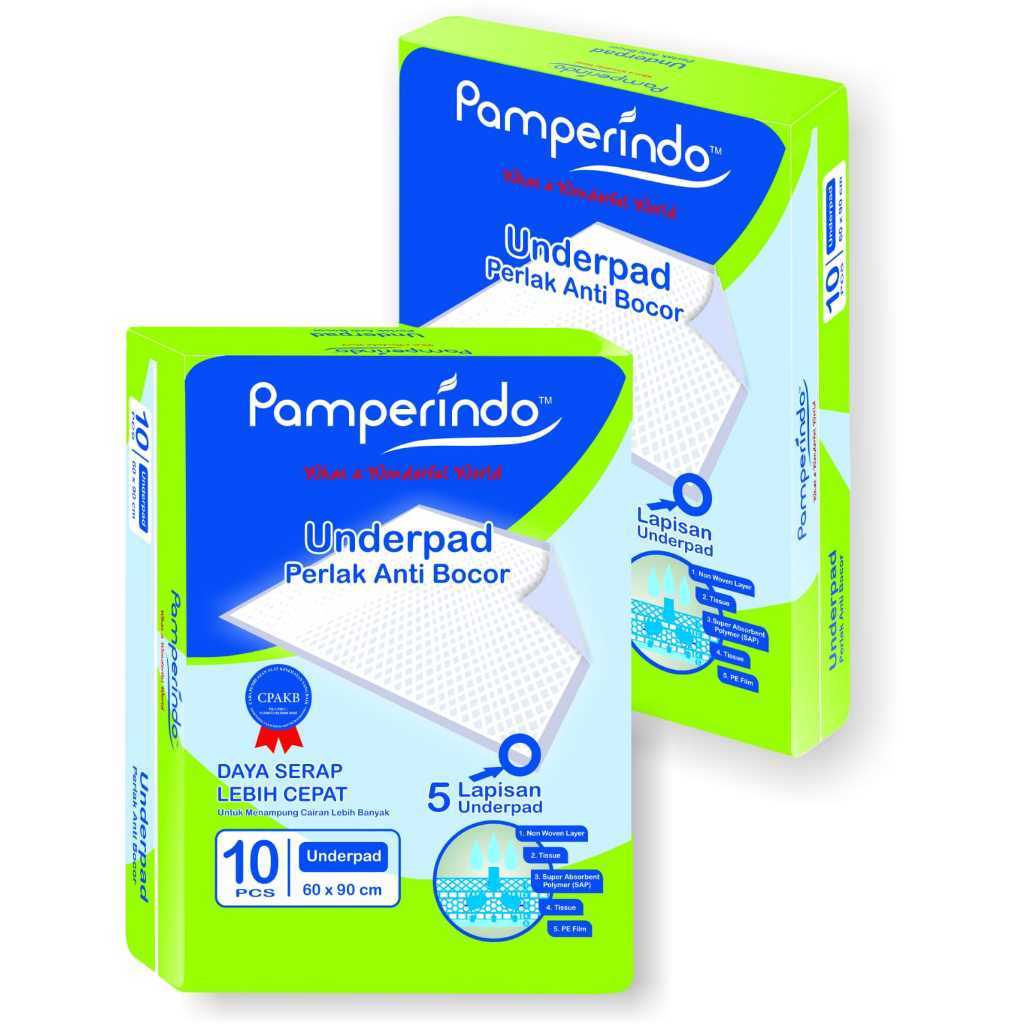 Jual PERLAK UNDERPAD PAMPERINDO 60X90 | Shopee Indonesia