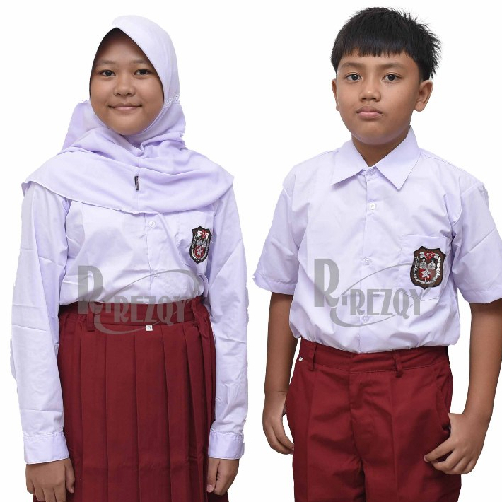 Jual R Rezqy - Baju Sd Kemeja Sd Putih Seragam sekolah Sd Lengan Pendek ...