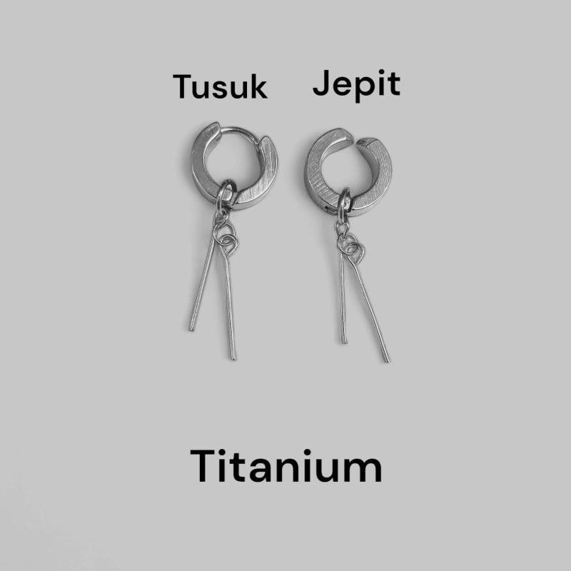 Jual 1pc Anting Model-RE Korea Simple Pria Wanita | Shopee Indonesia