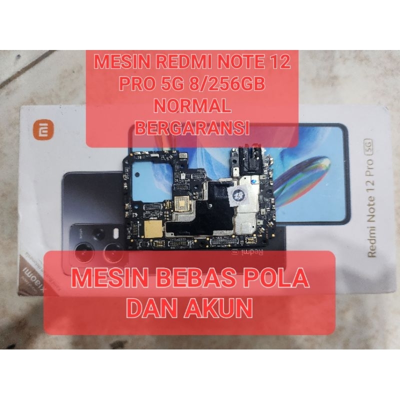 Jual MESIN REDMI NOTE 12 PRO 5G 8-256GB NORMAL MESIN REDMI NOTE 12 PRO ...
