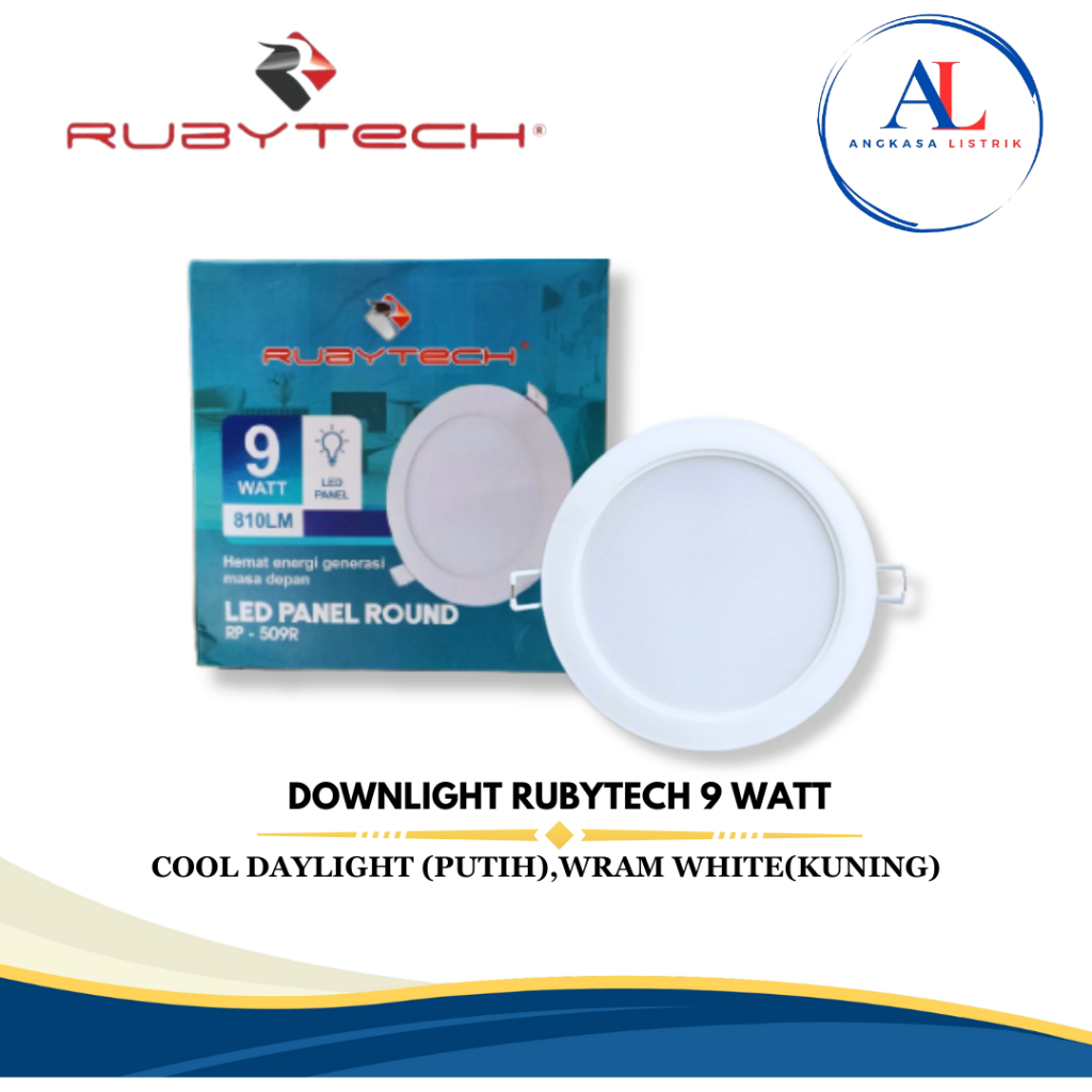 Jual DOWNLIGHT IB RUBYTECH 9 WATT LED PANEL | Shopee Indonesia