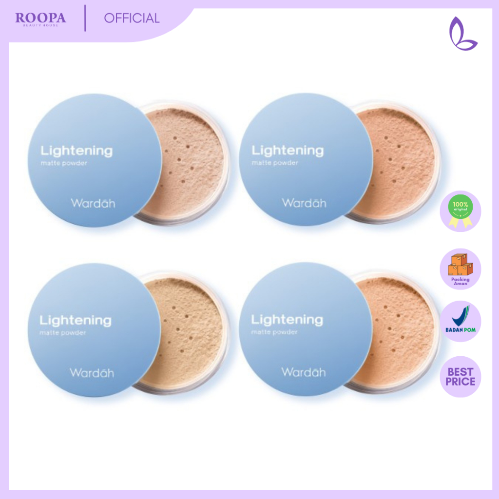Jual Wardah Lightening Matte Powder 20 gr | Shopee Indonesia
