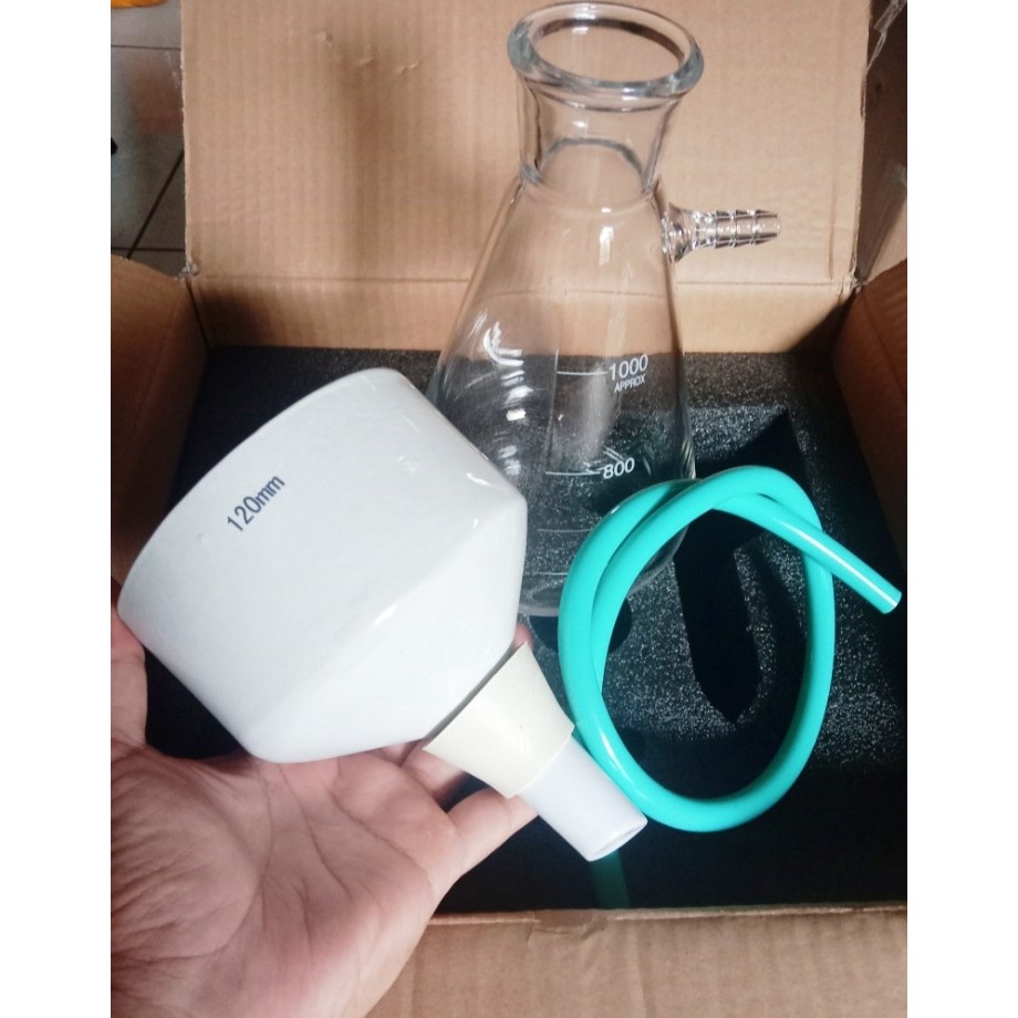 Jual Set Lab Vacuum Filtration Corong Buchner 120 mm dan Glass Filter ...