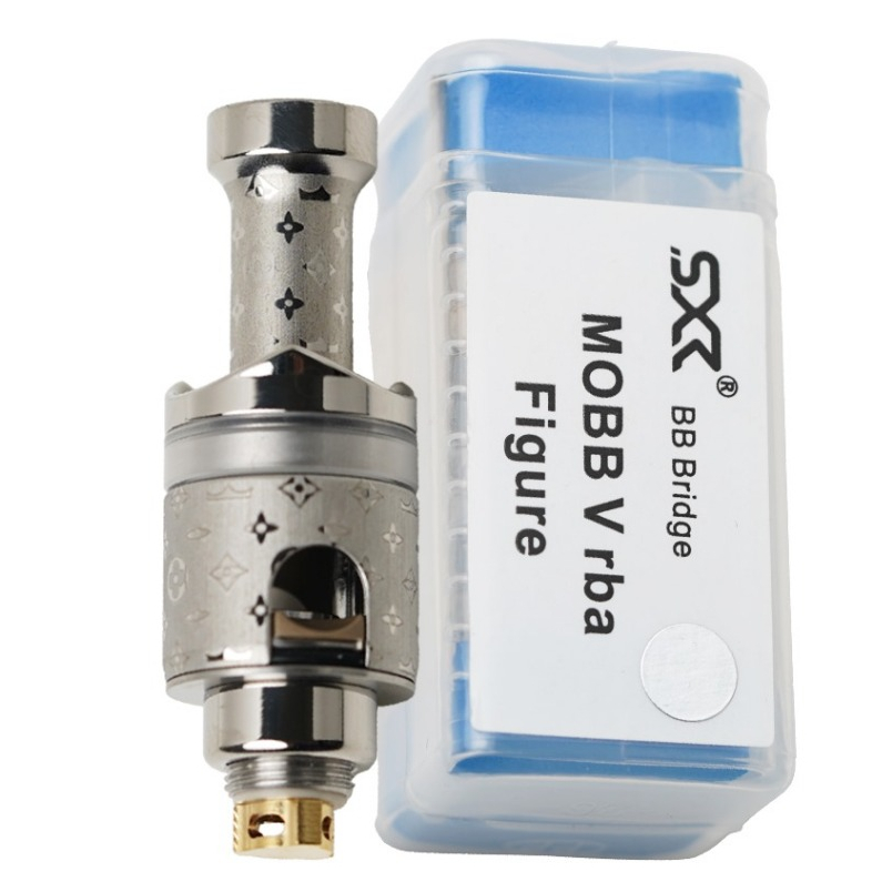 Jual Atomizer RBA BB Bridge MOBB V FIGURE Style RBA Boro Tank SS Clone ...