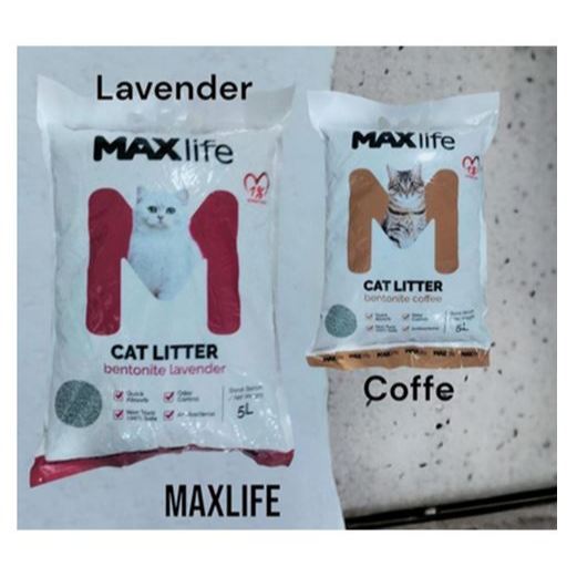 Jual Pasir Kucing / Maxlife Gumpal Wangi 5L | Shopee Indonesia