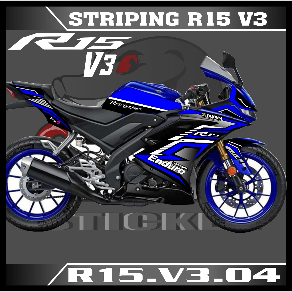 Jual Striping R15 V3 - Stiker R15 V3List Variasi Motor STICKER R15 V3 ...