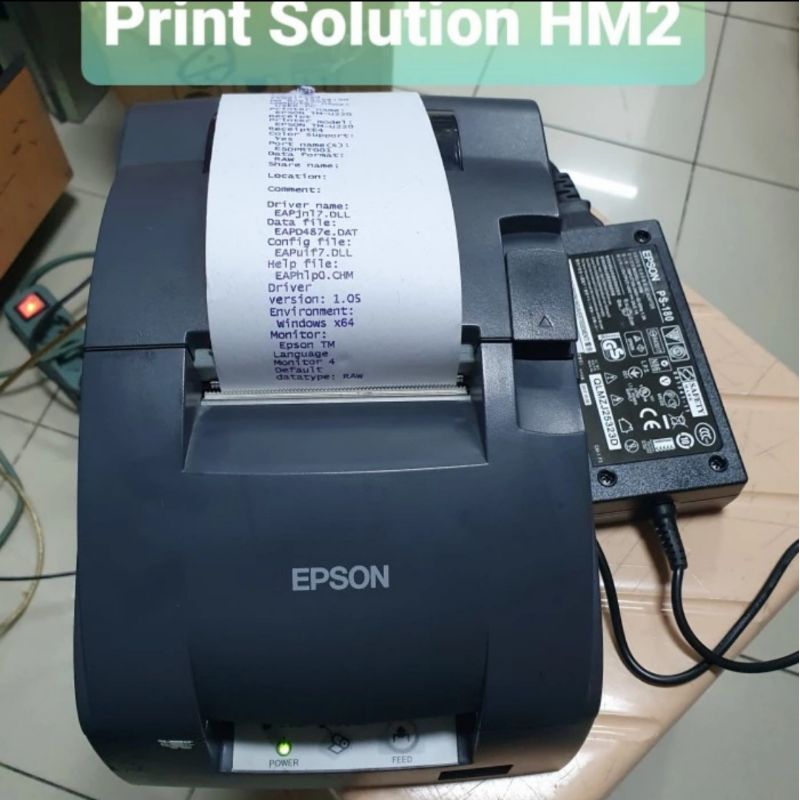 Jual Printer Epson TMU 220 port USB Non Autocutter sekon mulus ...