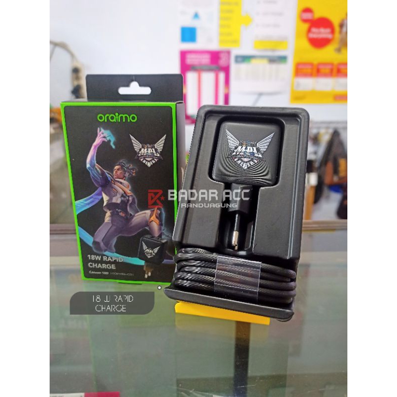 Jual ORAIMO CHARGER x MPL MOBILE LEGENDS CANNON 18D Dual Output Type C ...