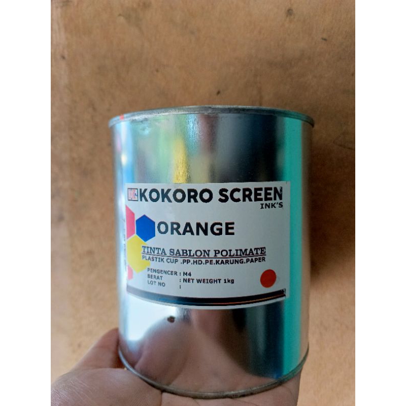 Jual KOKORO CAT SABLON PLASTIK HD BERAT 1KG | Shopee Indonesia