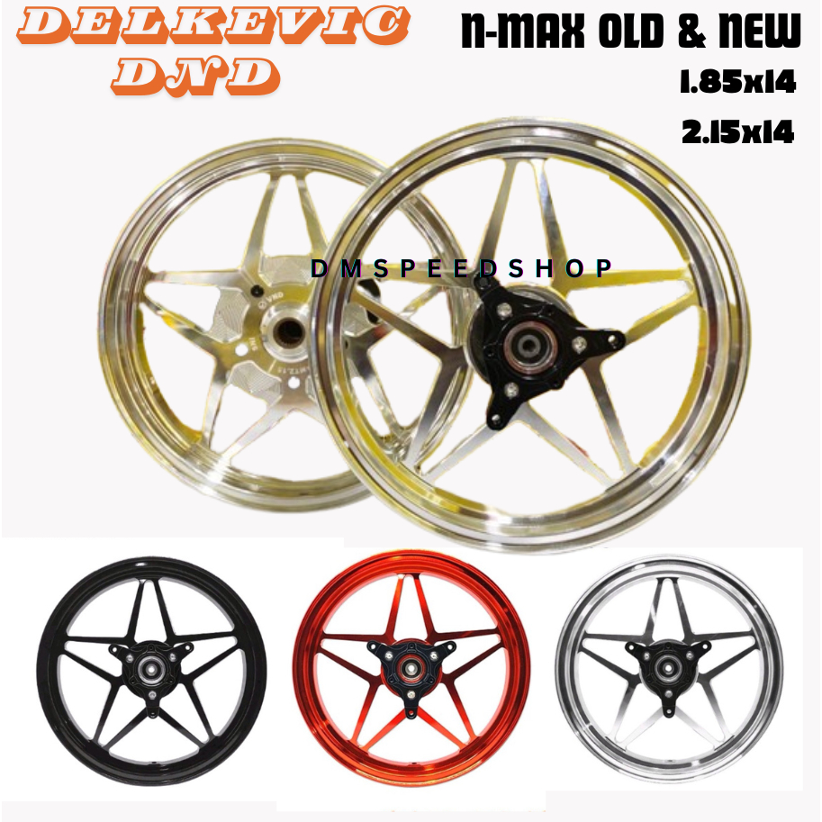 Jual VELG RACING DND DELKEVIC X1 N-MAX NEW / N-MAX OLD AEROX 155 UKURAN ...