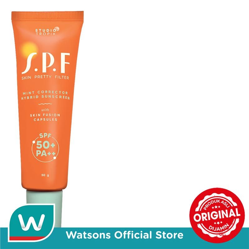 Jual Studio Tropik SPF 50+ PA++ (Mint) - Skin Pretty Filter 50g ...