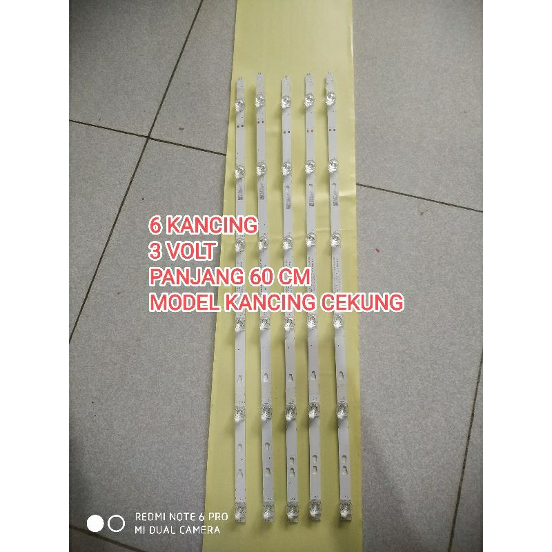 Jual BL - BACKLIGHT - LAMPU LED TV - MODEL KANCING CEKUNG - 3 VOLT - 6 ...