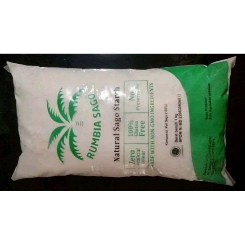Jual TEPUNG SAGU RUMBIA 1 KG RUMBIA SAGO HARGA GROSIR | Shopee Indonesia