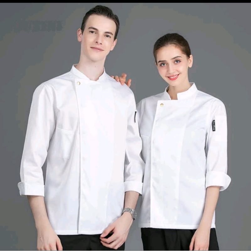 Jual ARIMBI Baju Koki Chef Jacket Koki Chef Seragam Koki Jacket Chef ...