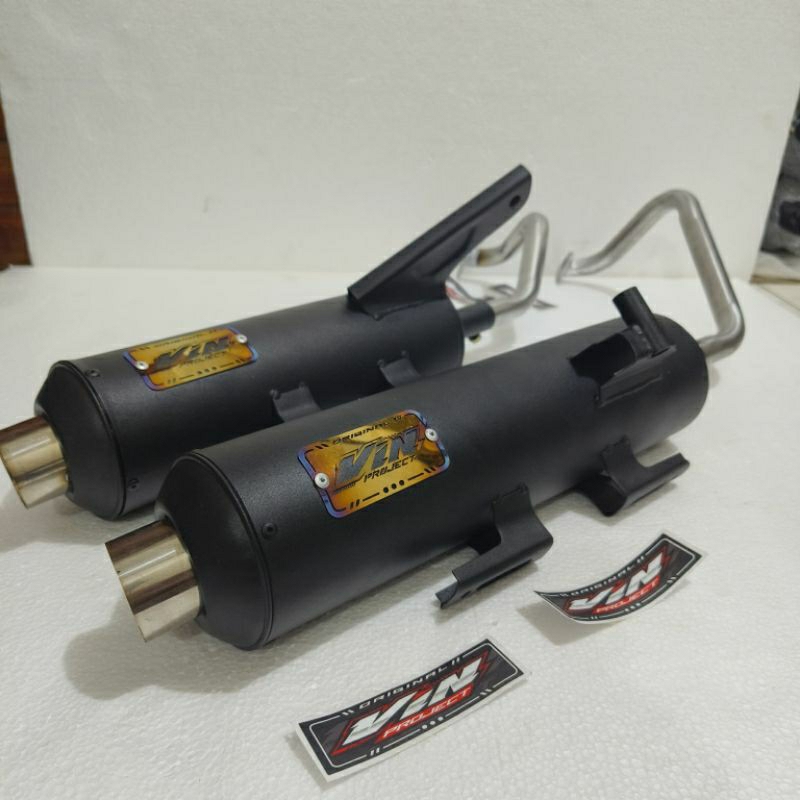 Jual Knalpot copy cms original vin project fulsistem beat scoopy vario ...