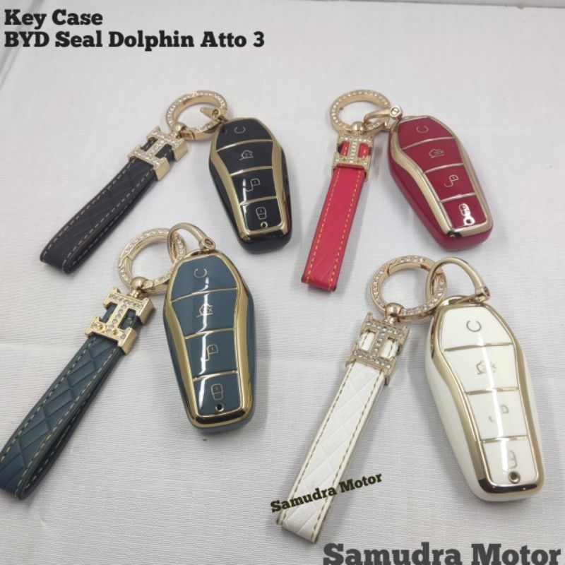 Jual Casing Kunci Smart Key Mobil BYD Seal Dolphin Atto 3 [BYD0.1 ...
